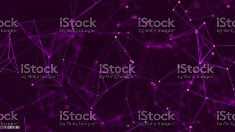 추상적인 디지털 연결 점 기술 배경 네트워크 연결 구조입니다 플렉서스 효과 3d 렌더링 0명에 대한 스톡 사진 및 기타 이미지 Istock