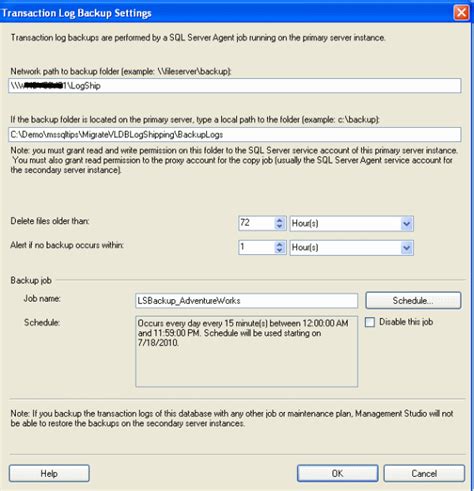 Migrating A Vldb In Sql Server With Log Shipping