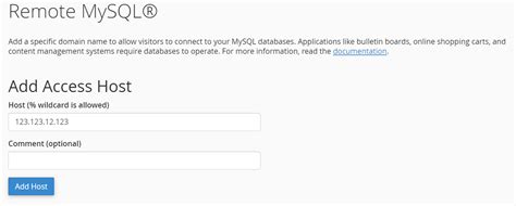 Whitelist IP Address