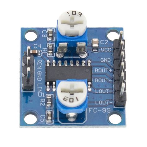 Pam8406 Digital Amplifier Module With Volume Control Potentiometer 5wx