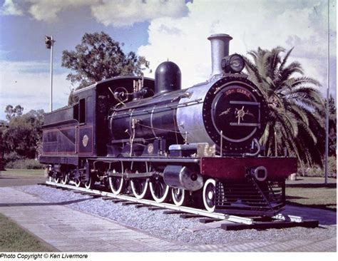 Old Steam Locomotives In South Africa Mafikeng Museum Sar Class 6h Steam Locomotive