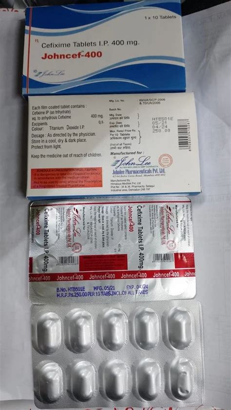 Cefixime Tablets 400mg At ₹ 250stripe Zifi 200mg Cefixime Tablet In