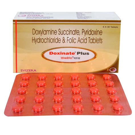 Doxylamine 10mg Doxinate Plus Exporter Supplier Distributor