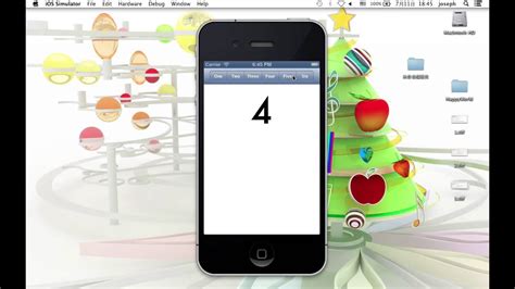 Ios Sdk Hardcoding Iphone App Uisegmentedcontrol Youtube