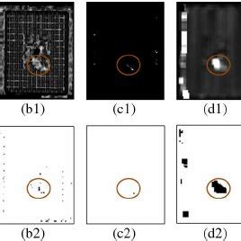 First Test Image And Defect Detection Results Using The Four Comparison Download Scientific