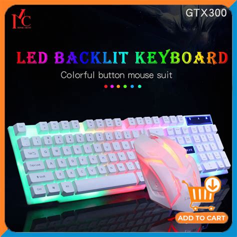 【cod】keyboard Set 104 Keys Rainbow Gaming Usb Wired Keyboard Colorful 【cod】keyboard Set 104 Keys Rainbow Gaming Usb Wired Keyboard Colorful