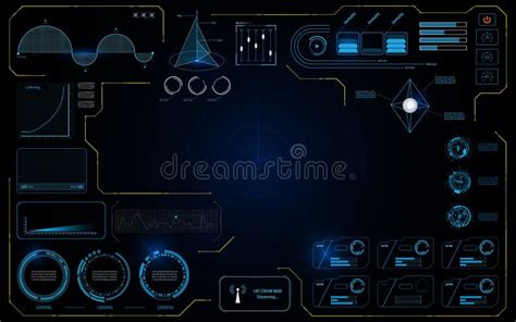 Abstract UI HUD Interface Screen Global Communication Technology Concept Template Background
