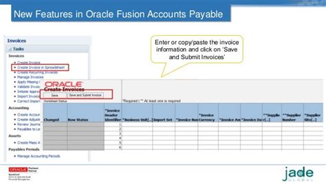 New Features In Oracle Fusion Financial Accounts Receivables And Acco…