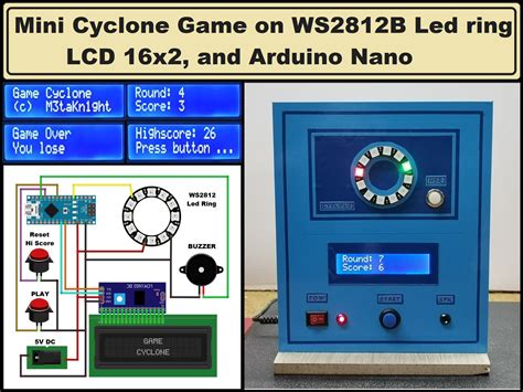 Gallery Mini Cyclone Game On Ws2812 Led Ring And Arduino