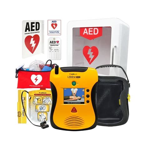 Defibtech Lifeline View Aed Defibrillator Semi Automatic Complete Package Medic Response