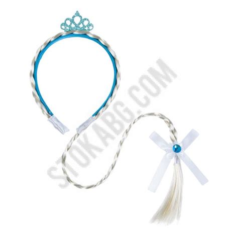 Комплект костюм Замръзналото кралство Жезъл с ръкавици и диадема ᐉ Stokabg