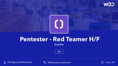 Pentester Red Teamer Confirmé Hf Expleo It Job