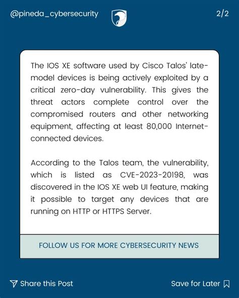 Critical Cisco Vulnerability Pineda Cybersecurity