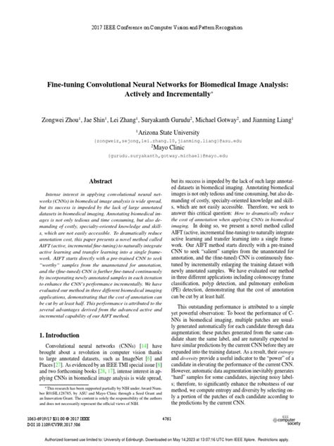 Fine Tuning Convolutional Neural Networks For Biomedical Image Analysis
