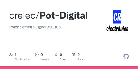 GitHub Crelec Pot Digital Potenciometro Digital X9C103