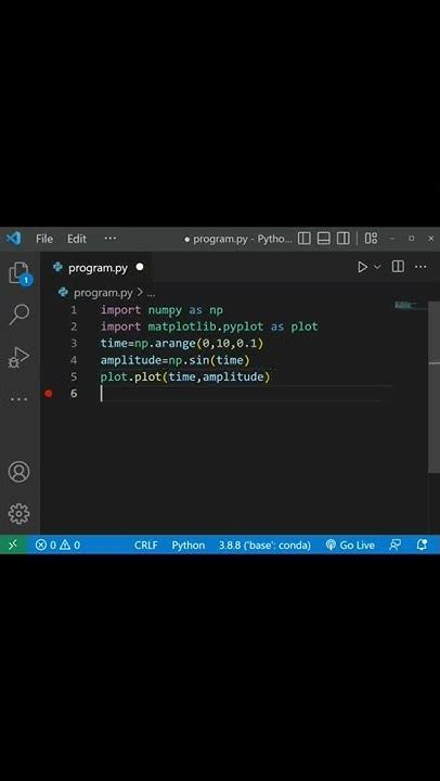 How To Plot Sine Wave In Python Youtube