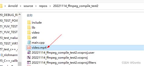 Ffmpeg视频编解码 Demo初探（一）（包含下载指定windows版本ffmpeg）分离视频文件中的视频流每一帧yuv图片ffmpeg