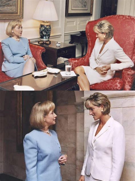 Hillary Clinton And Princess Diana 1997 R Presidents