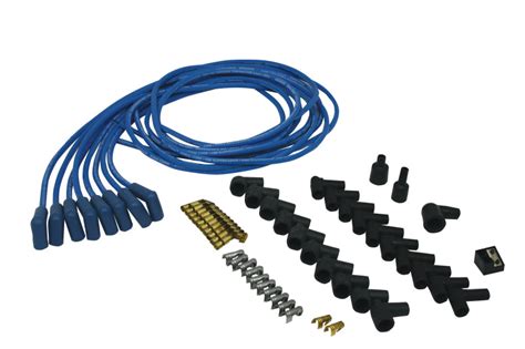 Moroso 73225 Universal Ignition Wire Set Blue Max Spiral Core