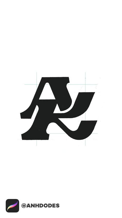 Letter A K Monogram Logomark Design Process Credit Anhdodes Anh Do Logo Designer [video