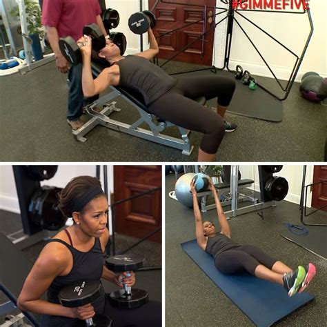 The Michelle Obama Workout Routine Set For Set