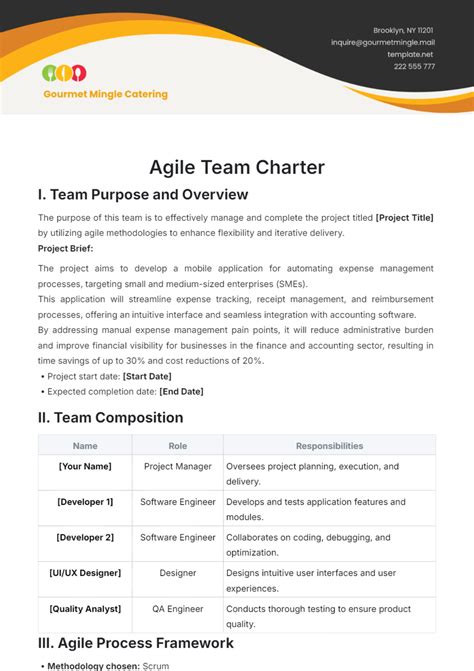 Free Agile Team Charter Template To Edit Online Free Agile Team Charter Template To Edit Online