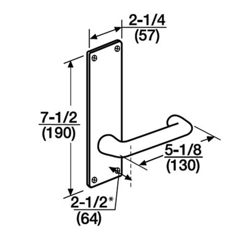 Ml2051 Lsn 630 Corbin Russwin Ml2000 Series Mortise Office Locksets With Lustra Lever In Satin