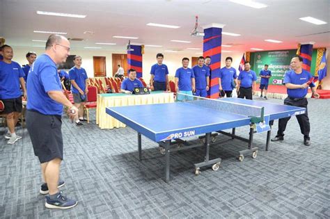 អគ្គលេខាធិការដ្ឋានរដ្ឋសភារៀបចំការប្រកួតកីឡាវាយកូនឃ្លី លើតុជាលក្ខណៈមិត្តភាពលើកទី២ ឆ្នាំ២០១៩