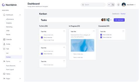 next js admin dashboard templates and components nextadmin