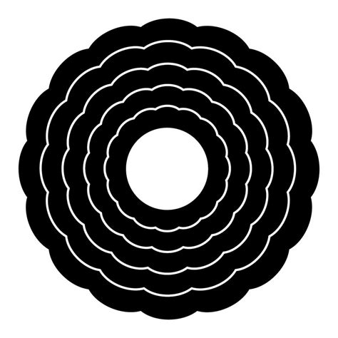 Scallop Circle Template