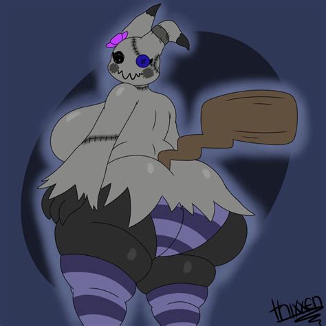 Rule 34 Big Ass Big Breasts Breasts Bubble Butt Huge Ass Huge Breasts Mimikyu Pokemon Pokemon