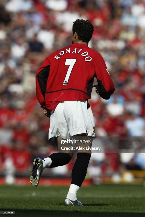 Cristiano Ronaldo Of Manchester United Makes His Debut For His New