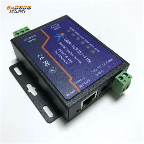 10pcs Lot Dual Serial Port RS232 RS485 To Ethernet Converter Server USR TCP232 410s Support