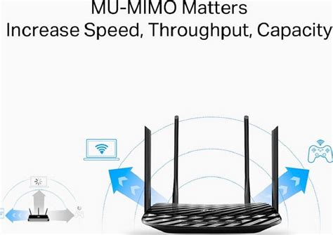 Tp Link Archer C Gigabit Mu Mimo Wireless Router Dual Band Mbps Wi Fi Speed Archer C