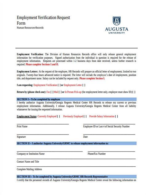 Employment Verification Form For PSLF PSLFForm Net