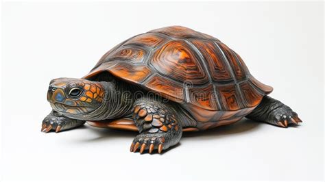 Realistic Tortoise Sculpture With Detailed Shell Design Art And Realistic Tortoise Sculpture With Detailed Shell Design Art And