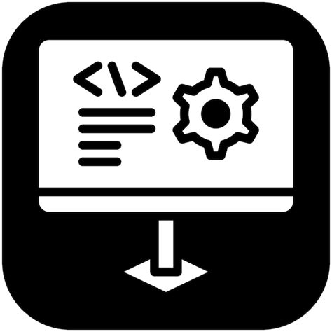 Premium Vector Software Vector Icon Illustration Of No Code Iconset