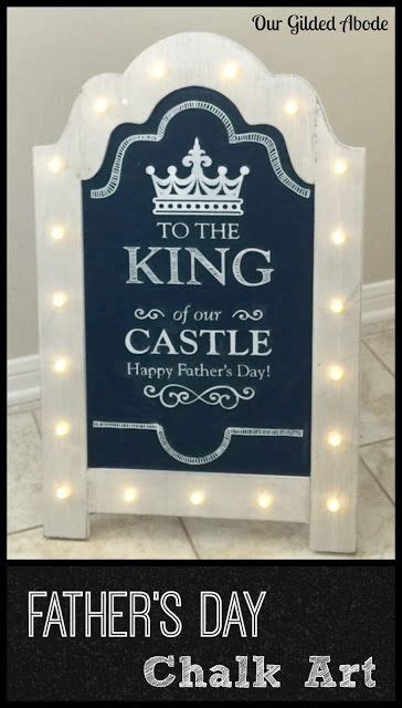 Fathers Day Chalk Art Gilded Abode