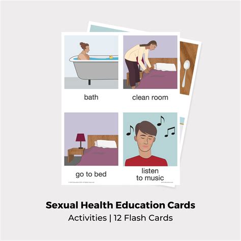 Sexual Health Education Cards Activities Shift Education