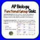 AP Biology Functional Groups Quiz By Bio U High Babe Biology TPT