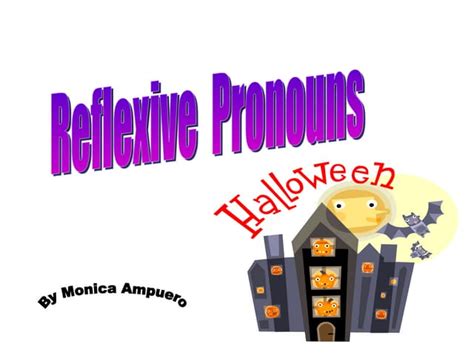 Reflexive And Intensive Pronouns Pptx