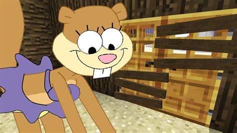 КАКОЙ СЕКРЕТ ХРАНИТ БЕЛКА СЭНДИ ИЗ СПАНЧ БОБА В МАЙНКРАФТ ТРОЛЛИНГ ЛОВУШКА НУБИК ИГРАЕТ В