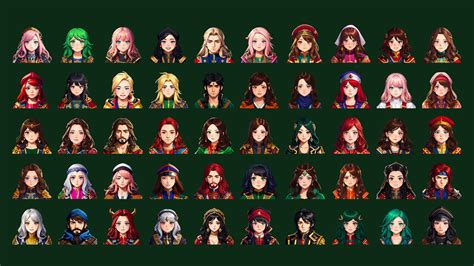 Cute Fantasy Npc Head Portraits