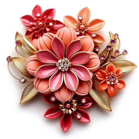 Premium Ai Image Ribbon Flowers