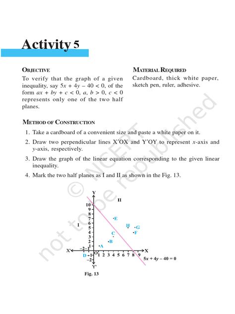 Class Xi Math Lab Activity 5 Pdf Mathematics Mathematical Relations