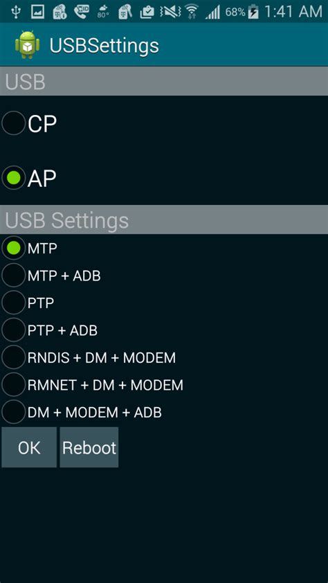 No USB MTP PTP Menu Just Dial 0808 To Enable USB Storage Connection Mass Storage Mode