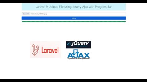 Laravel 9 Upload File Using Jquery Ajax With Progress Bar Youtube