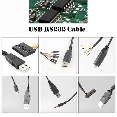 Ftdi Ttl 232r 3v3 Uart Ttl 232r 5v Aj Pl2303hx Usb To Serial Converter Cable Ft232rl 6 Pin Ttl