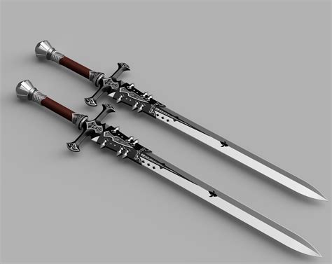 Archivo 3d Espadas Duales Meteors Viper 🎭・modelo De Impresora 3d Para