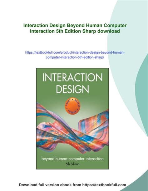 Interaction Design Beyond Human Computer Interaction 5th Edition Sharp Pdf